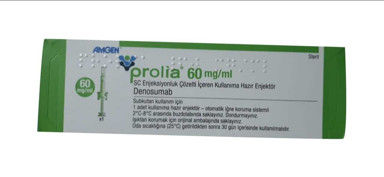 Prolia 60 MG/Ml Sc Enjeksiyonluk Çözelti İçeren Kullanıma Hazır ...
