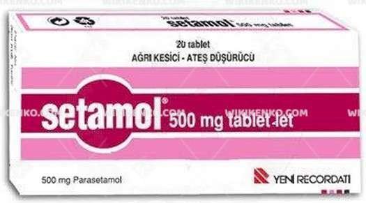 Setamol 500 MG 20 Tablet | SGK Ödüyor Mu ?SGK Ödüyor Mu